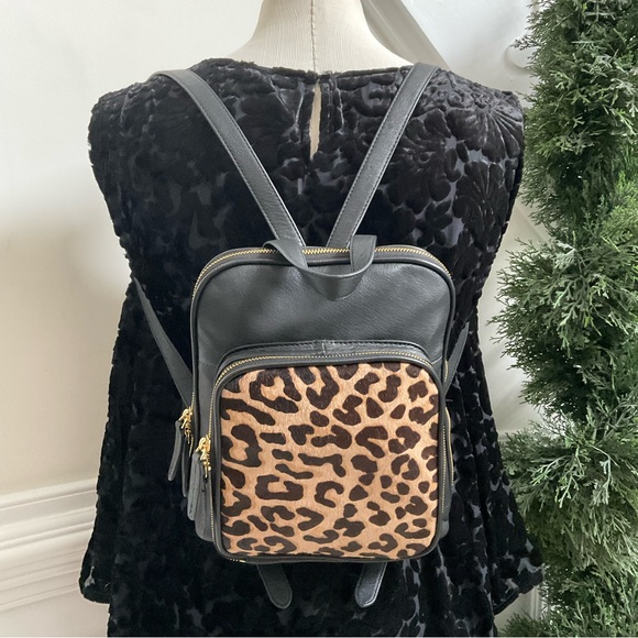 margot | Bags | Margot Leather Calf Hair Backpack | Poshmark